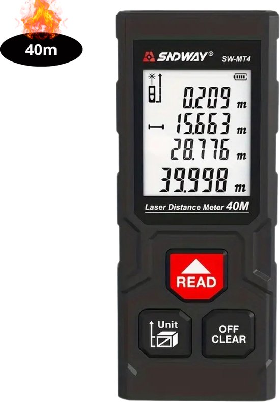Livano Laserafstandsmeter - Laser - Afstandsmeter - Afstandmeter ...
