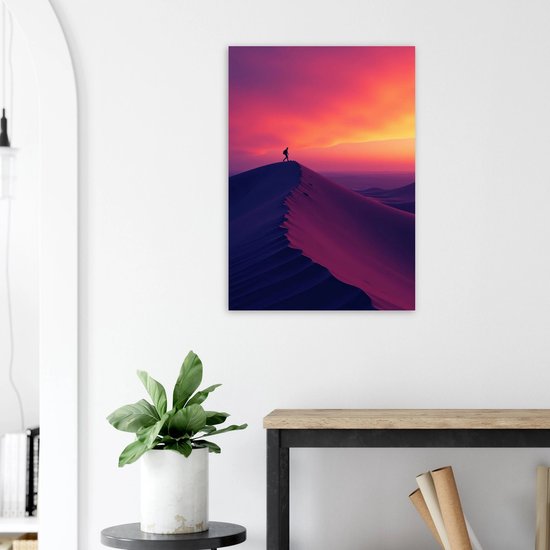 Man wandelen | Esthetische poster | Woondecoratie - Geschikt om in te ...