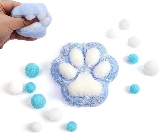 Squishy Poot XXL 15 cm kattenpoten groot anti-stress speelgoed ...