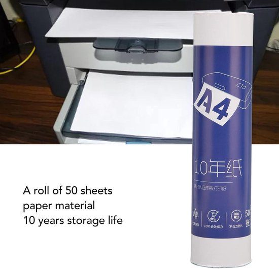 Thermisch Printpapier A4 Kopieerpapier Milieuvriendelijk en Veilig - 50 ...