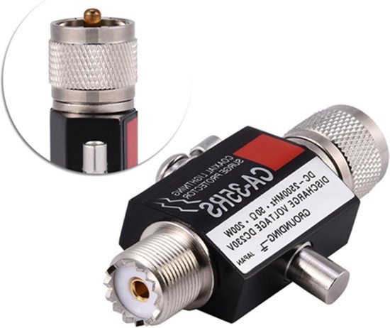 Coaxiale Surge Protector Mannelijke naar Vrouwelijke UHF-connector voor ...