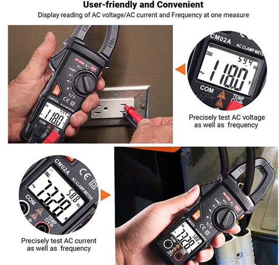 TACKLIFE-CM02A Digitale Multimeter - Stroomtang | bol