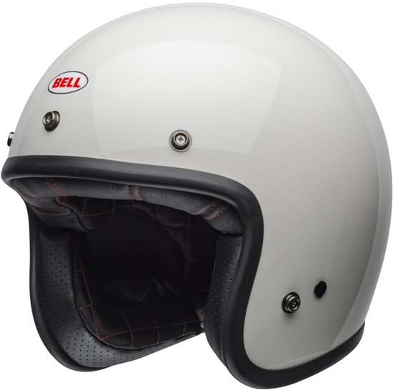 Bell Custom 500 Vintage White Open Face Helmet XL - Maat XL - Helm | bol