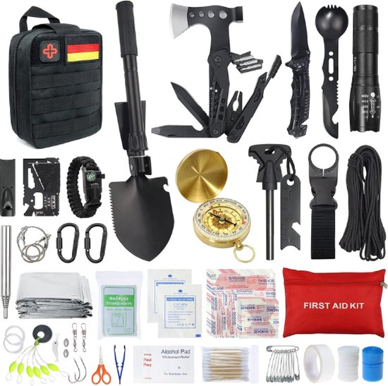 Noodpakket - Survival Kit - Survival Kit Outdoor - EHBO Tas - EHBO ...