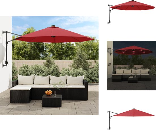 vidaXL Parasol - Parasols - Wandparasol - Wand Parasol - Wandparasol ...