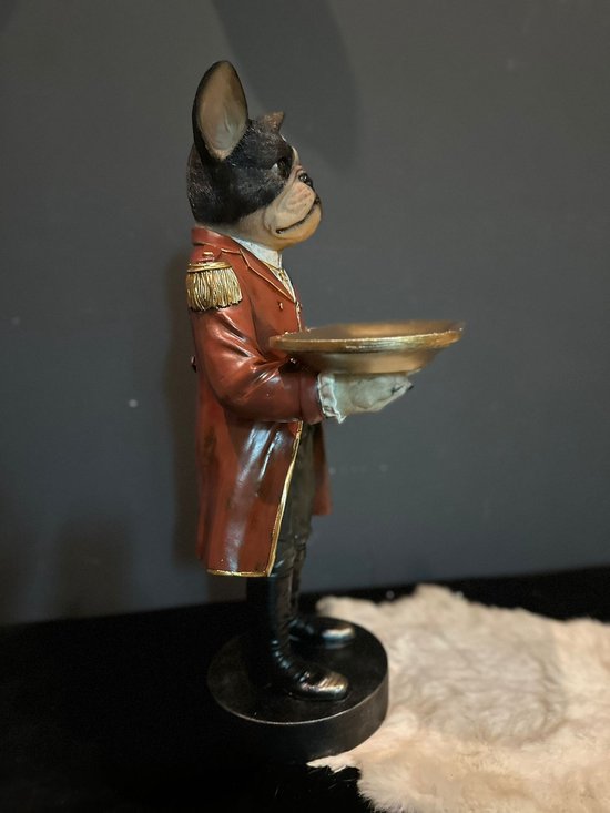 Goodyz- Honden - Decoratie - Franse Buldog - Buldog Butler- 50cm hoog ...