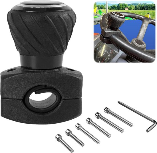 Universele Stuurknop Spinner - Stuurwielknop Auto Tractor Gazontractor ...