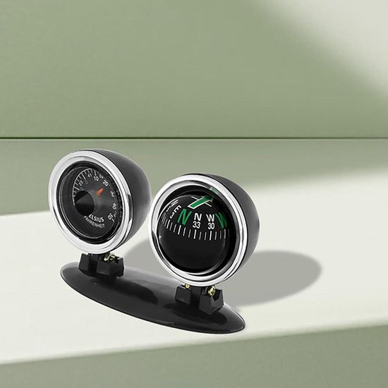 Clear Scale Guide Ball Compass for Car - Car Temperature Tester ...