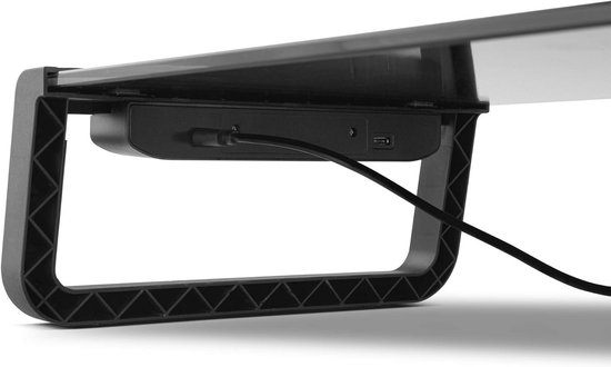 Monitor Stand Riser voor Gaming en PC - Ergonomisch Ontwerp met 4 USB 3 ...