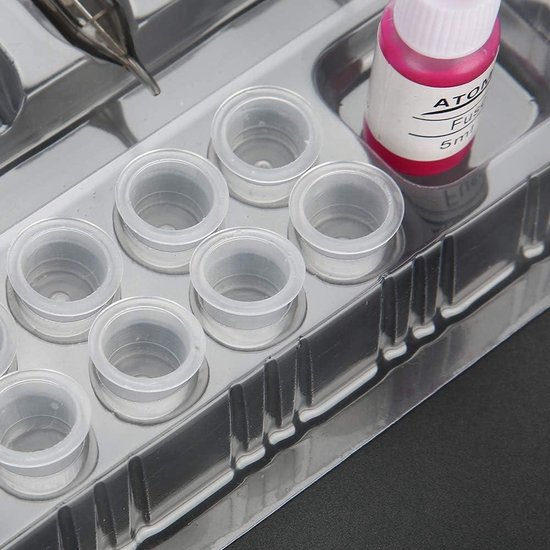 Disposable Tattoo Needle Holder Plastic Tray - 20pcs Pro Clear DGT ...
