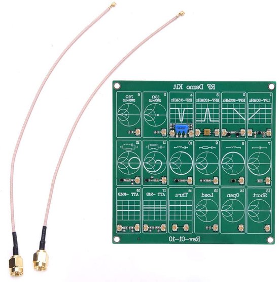 RF-testbord 18 functiemodules - NanoVNA Vector Network Analyzer board ...