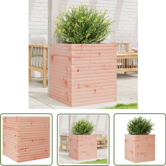 The Living Store Plantenbak 60x60x68,5 cm massief douglashout - Plantenbak - Houten... | bol
