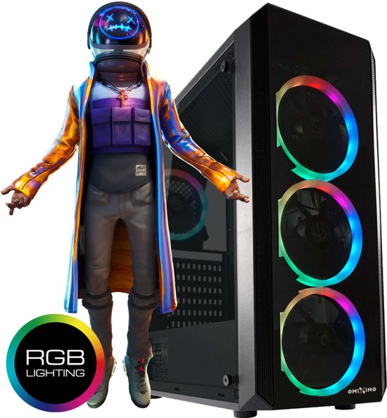 Gaming PC - AMD Ryzen 5 4500 - RTX4060 - 16 GB RAM - 1000 GB SSD - SR5 ...