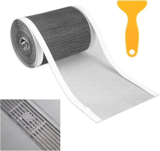Drain Hair Catcher 100 mm x 10 m Mesh Sticker PVC Mesh Sticker Hair ...