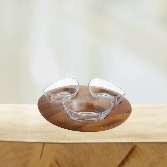 Nambe - Vie Collection - Kruiderij Server - 3-delige Set - Maatregelen ...