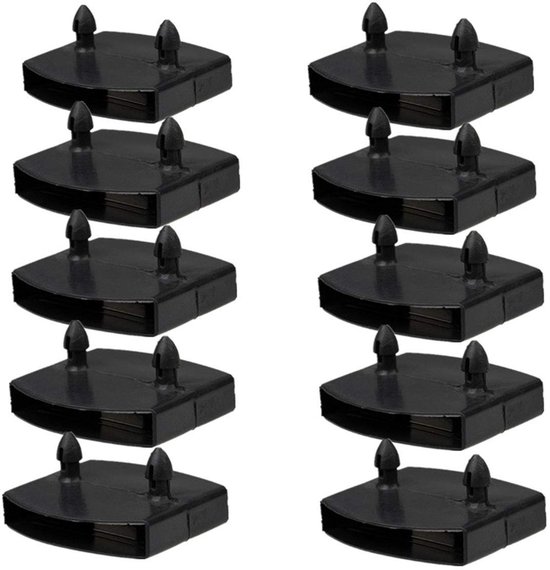 Pro Bamboo Kitchen 10Pcs Bed Slat Plastic Center Cap 55x9mm Centre Bed ...