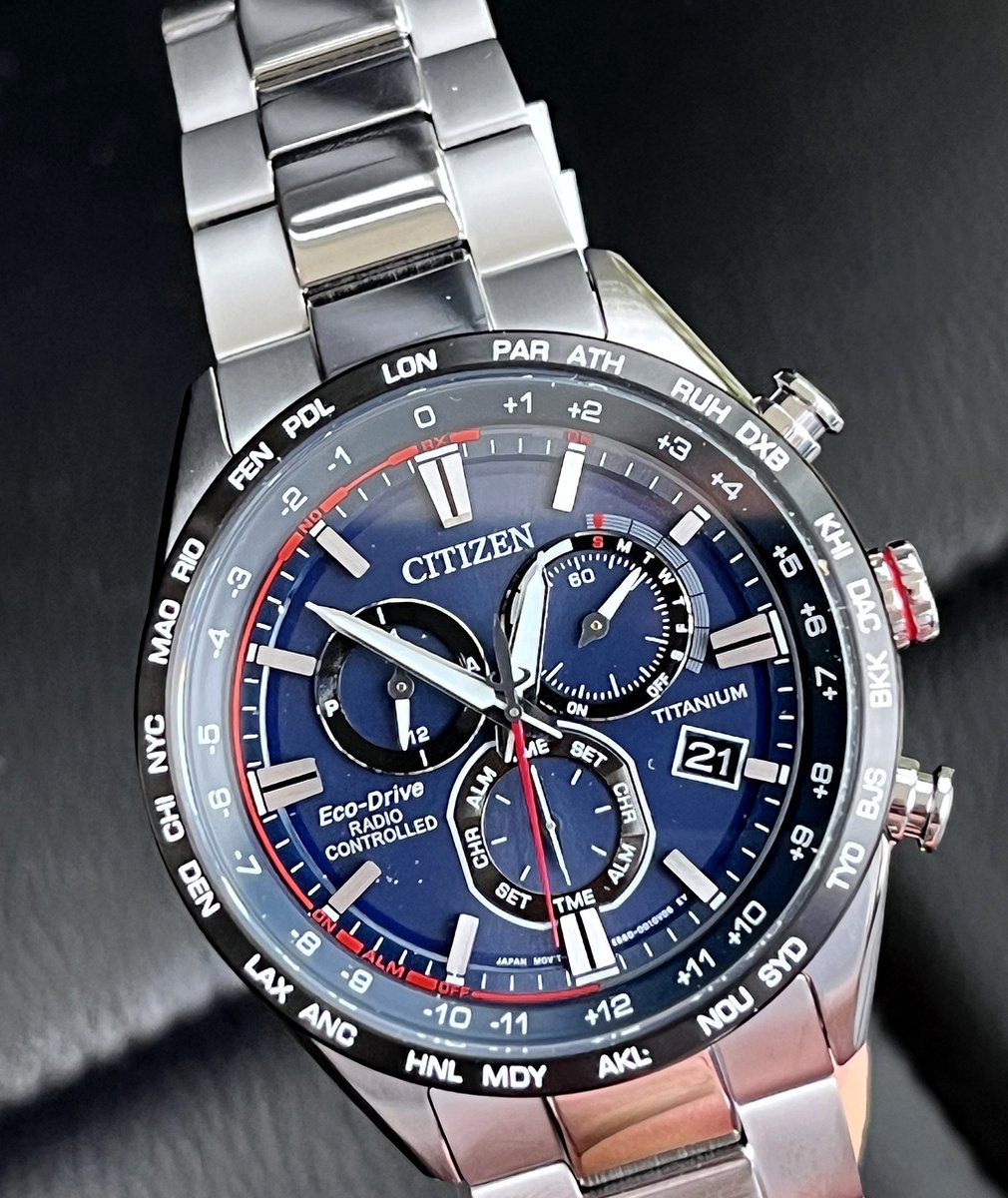 Citizen CB5945-85L Horloge - Titanium - Zilverkleurig - Ø 42 mm | bol.com