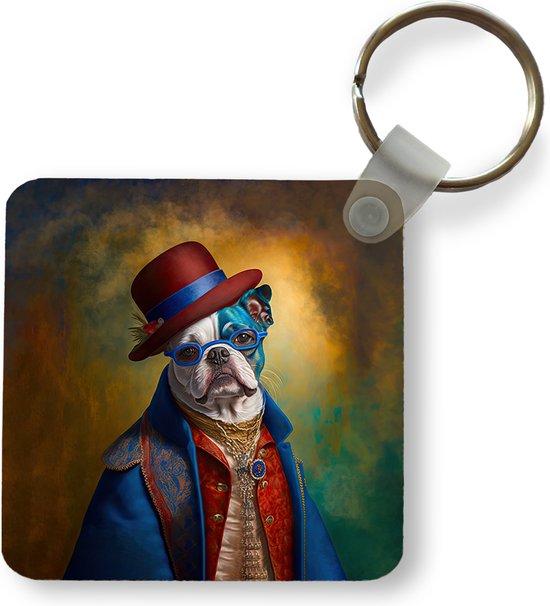 Sleutelhanger - Uitdeelcadeautjes - Hond - Portret - Kleding - Hoed ...