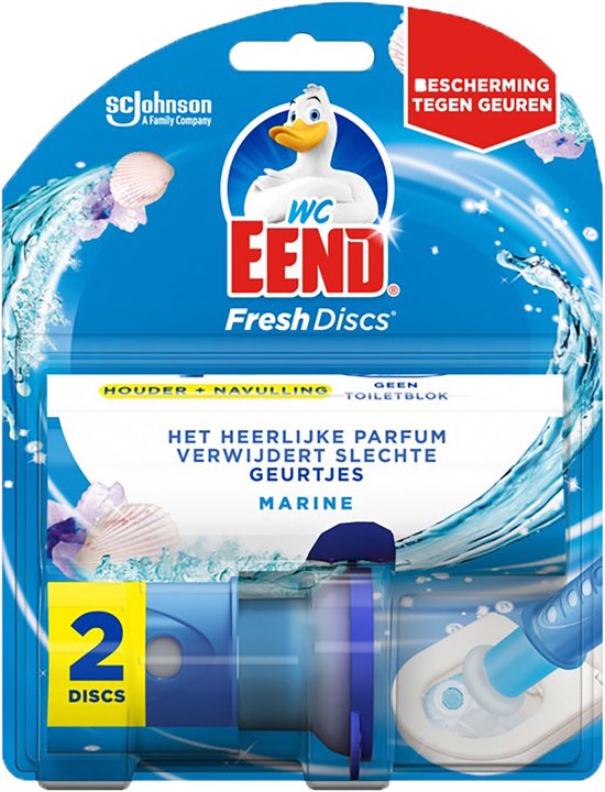 Wc eend Marin wave 750ml + Marine wave Fresh discs 2 Toiletreiniger ...