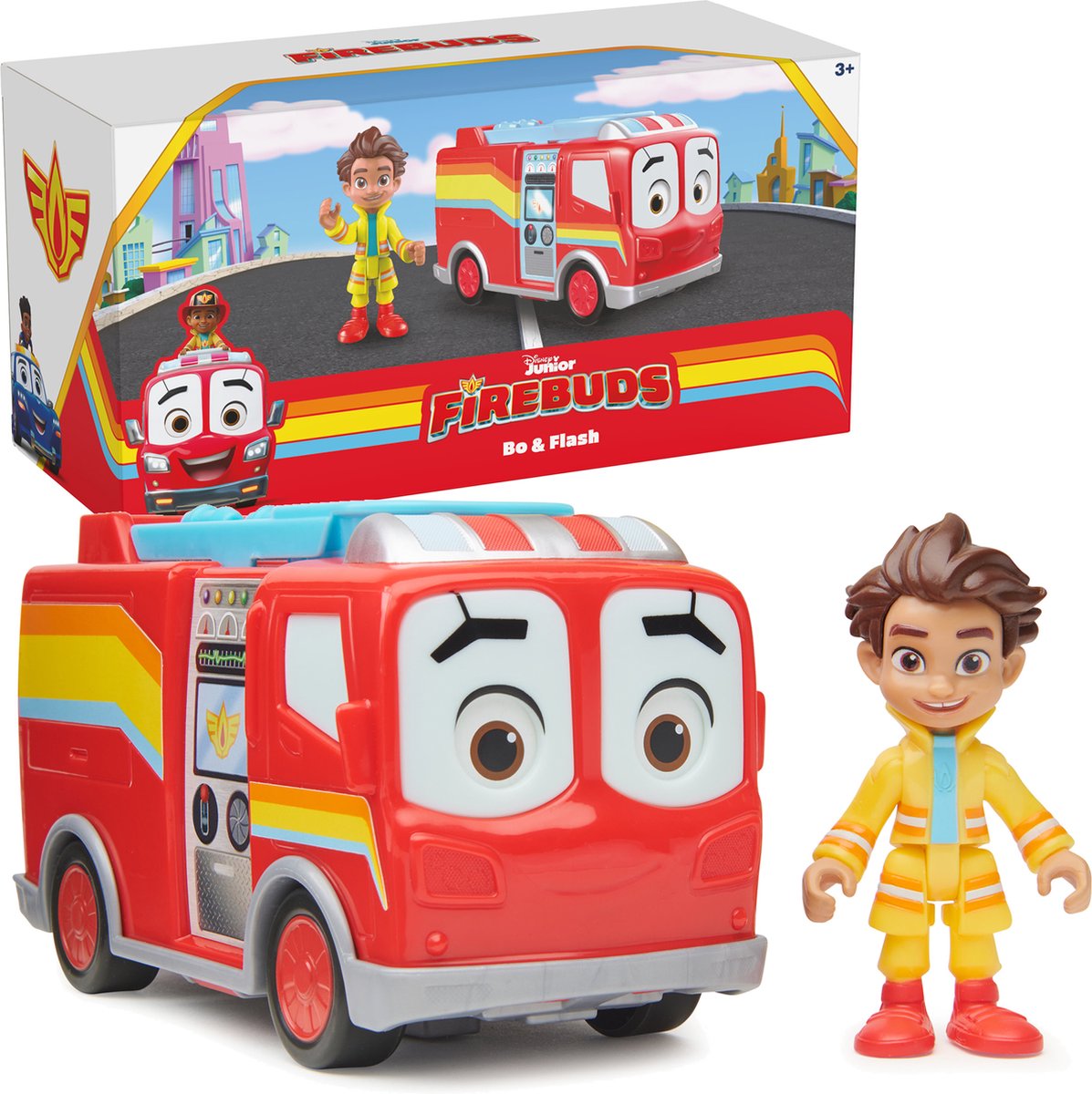 Disney Junior Fire Friends - Flash & Bo Fire Engine interactif avec ...