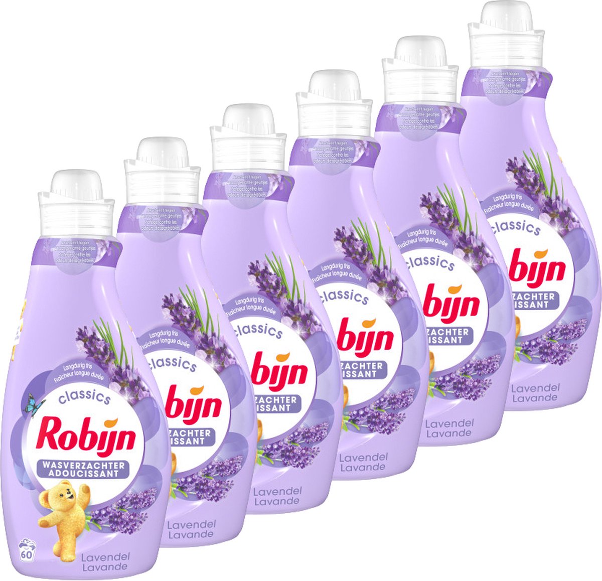 Robijn Adoucissant liquide - Lavande - 6 x 60 lavages (360) | bol.com