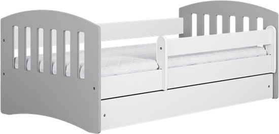 Kocot Kids - Bed classic 1 grijs zonder lade zonder matras 160/80 ...