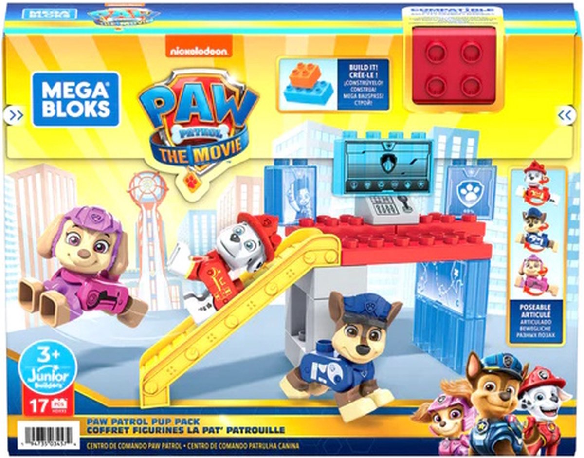 MEGA BLOKS PAW PATROL PUP PACK - 17 delig | bol.com