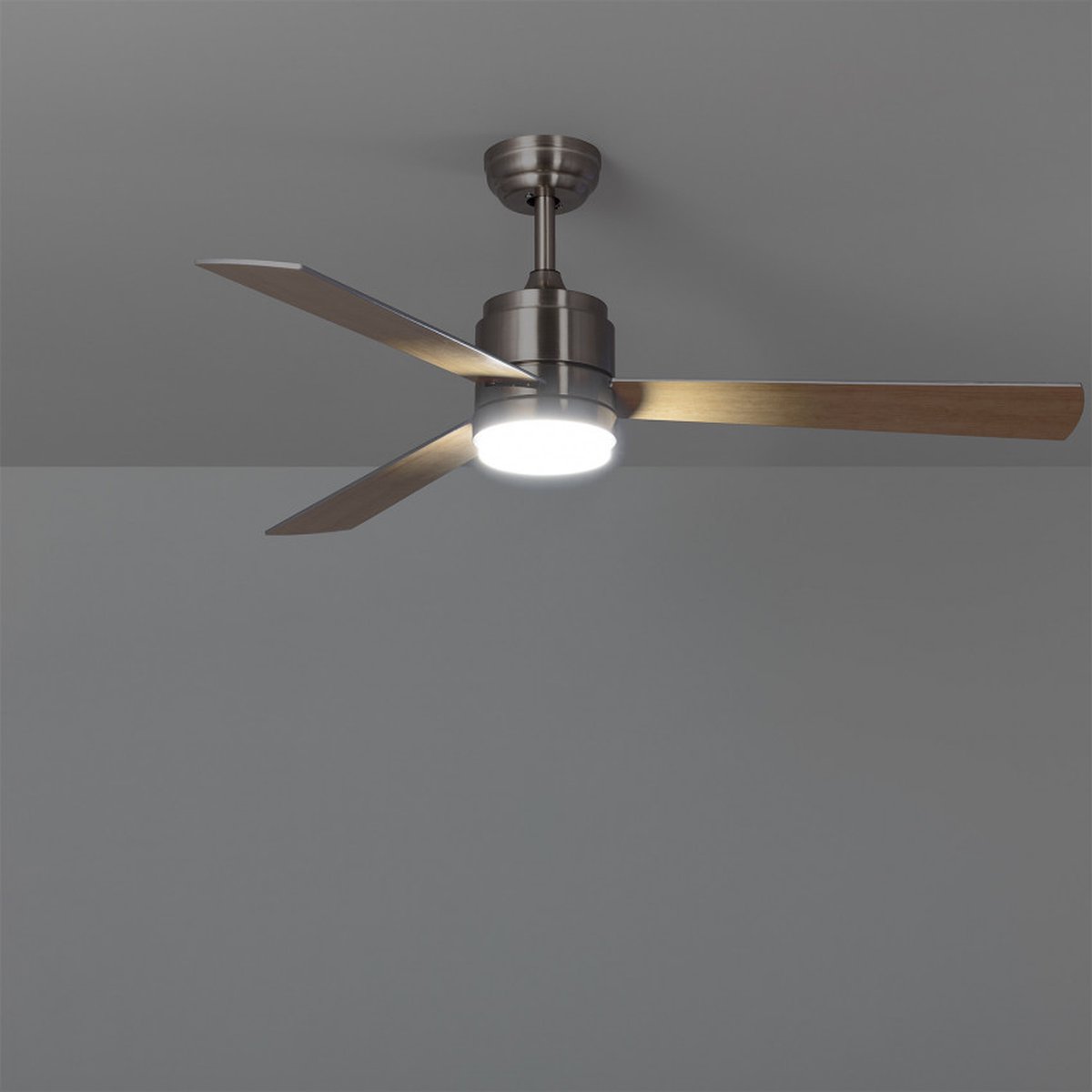 Plafondventilator met lamp - ventilator - Ø132cm- 6 snelheden ...