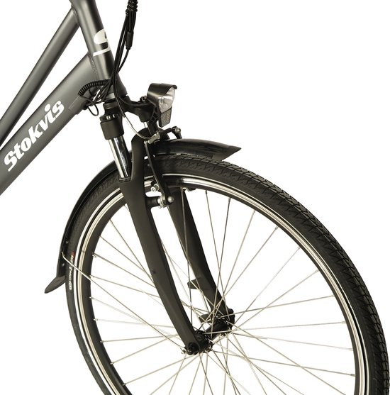 Stokvis E-Trento Deluxe 360 Wh Coal Grey | bol