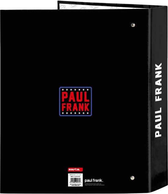 Ringmap Paul Frank Team Player Zwart A4 (40 mm) | bol.com