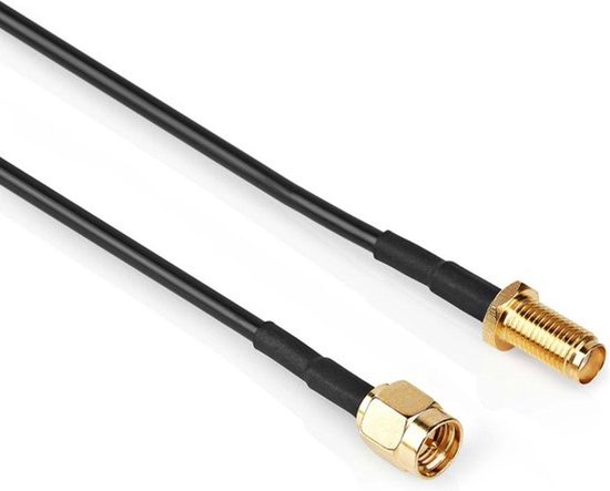 SMA kabel - RG-174 - 50 ohm - 5 meter - Zwart - Allteq | bol