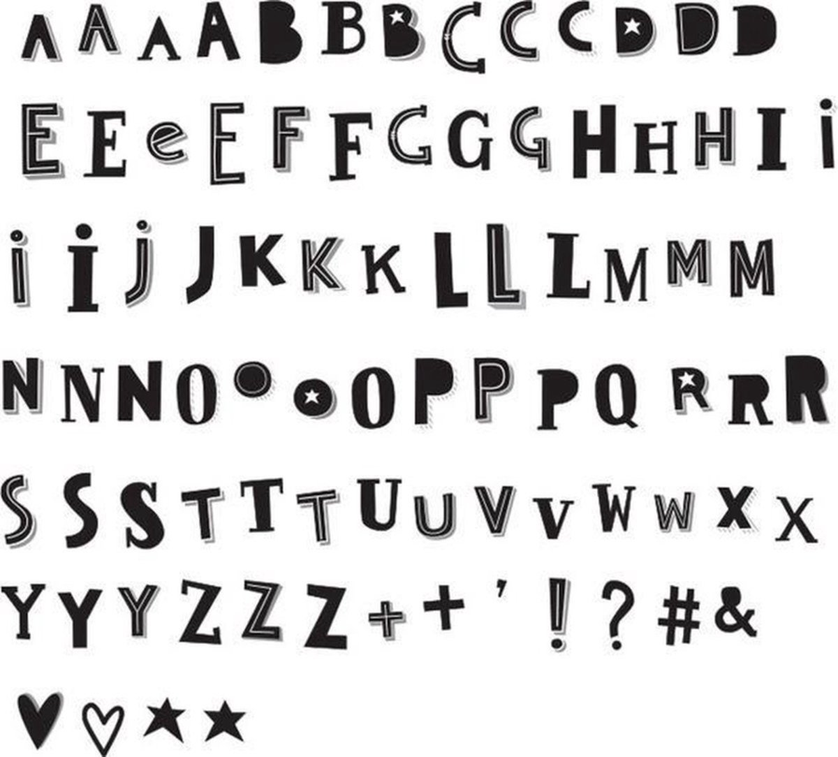 Lightbox letter voordeelset: ABC dieren + Funky letters | bol.com