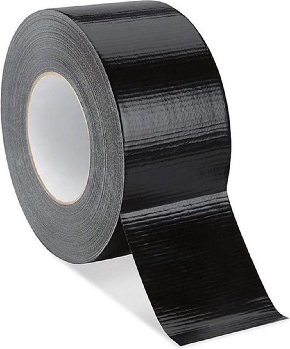DULA Duct tape - Zwart - 50mm x 50m - 1 Rol Duckttape | bol