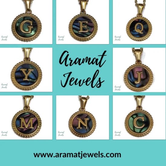 Aramat Jewels - Halskettingen - K - [Goudkleurig] - - - Cadeau | bol