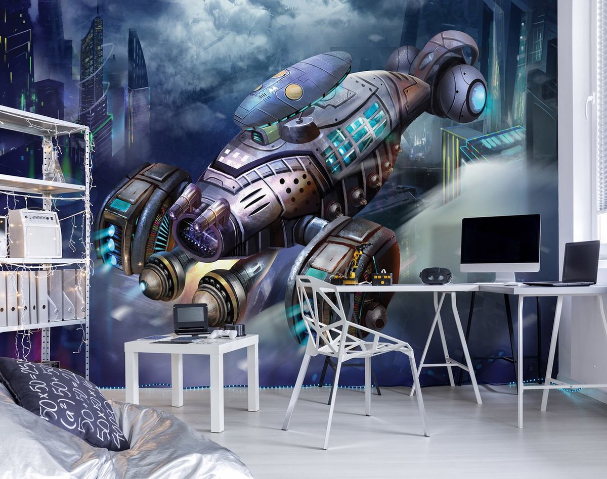 Fotobehang - Vlies Behang - Ruimteschip - Ruimtevaartuig - Space - 254 ...
