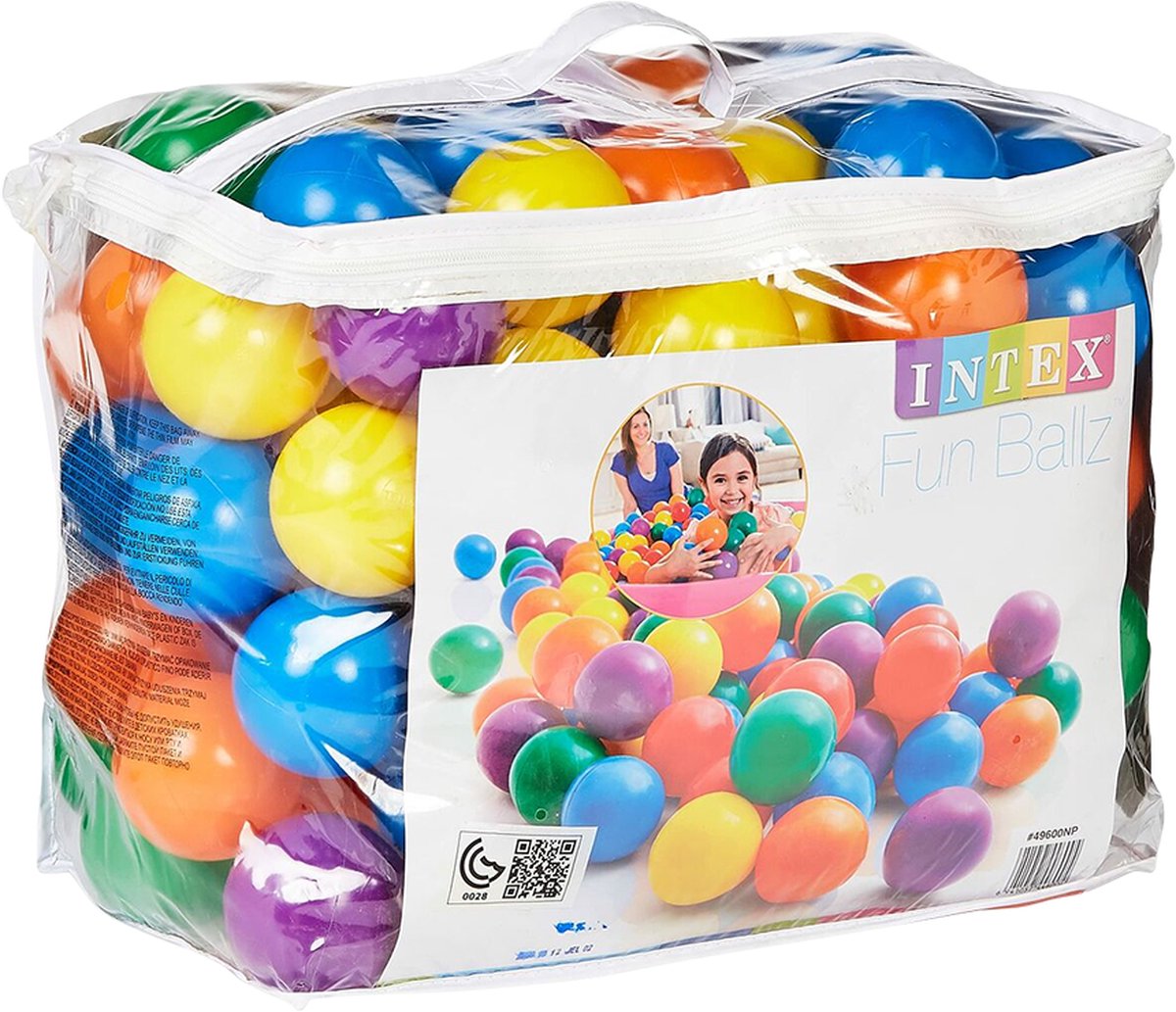 Intex 100 Ballen voor de Ballenbak 8cm | bol