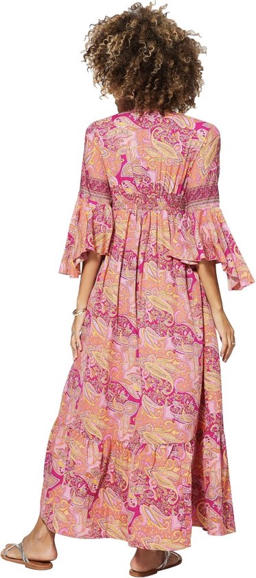 maxi jurk - ibiza - bohemian - kimono - ibizajurk - boho | bol.com