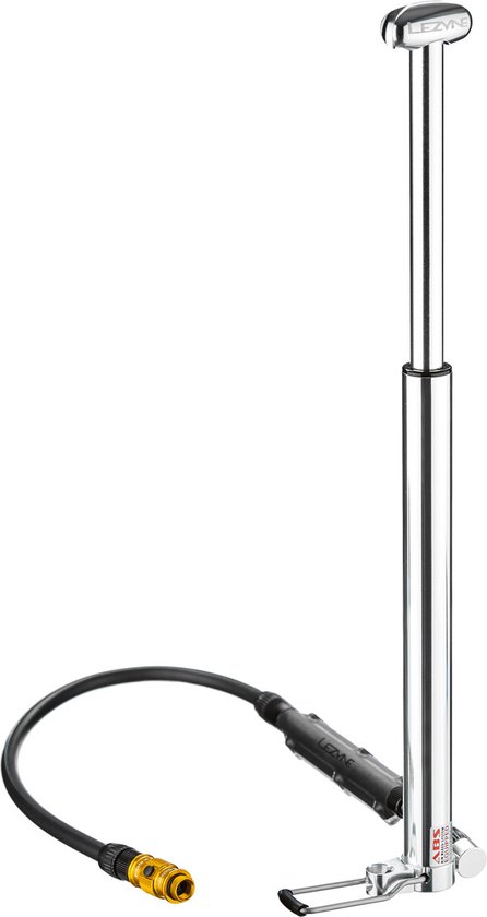 Lezyne CNC Micro Floor Drive Digital HPG Mini Pomp, zilver/zwart | bol