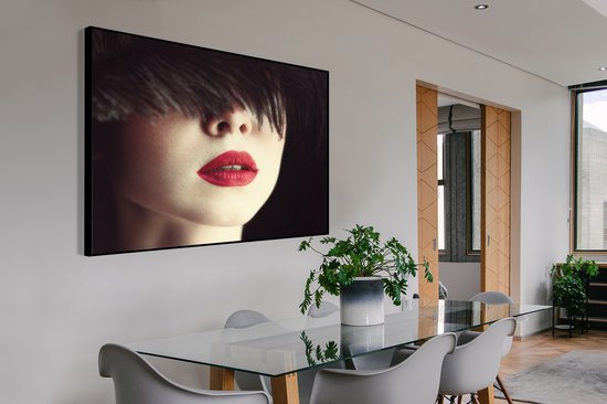 Vrouw - Lippen - Rood - Portret | bol.com