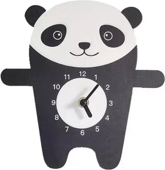 Kinderklok/Wandklok Panda - Kinderkamer - Slaapkamer -Dieren - Kinderen ...