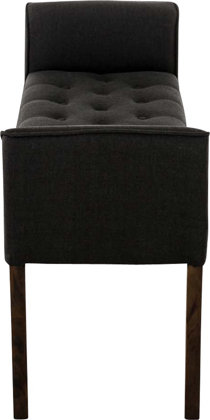 Luxe bank - kleine bank - loungebank - grijs - 108 x 42 cm - bank | bol