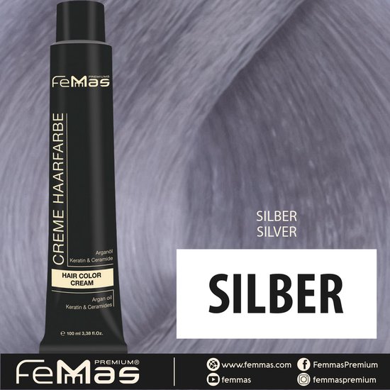 Femmas (Zilver) - Haarverf - Pure & Mix - 100ml | bol.com