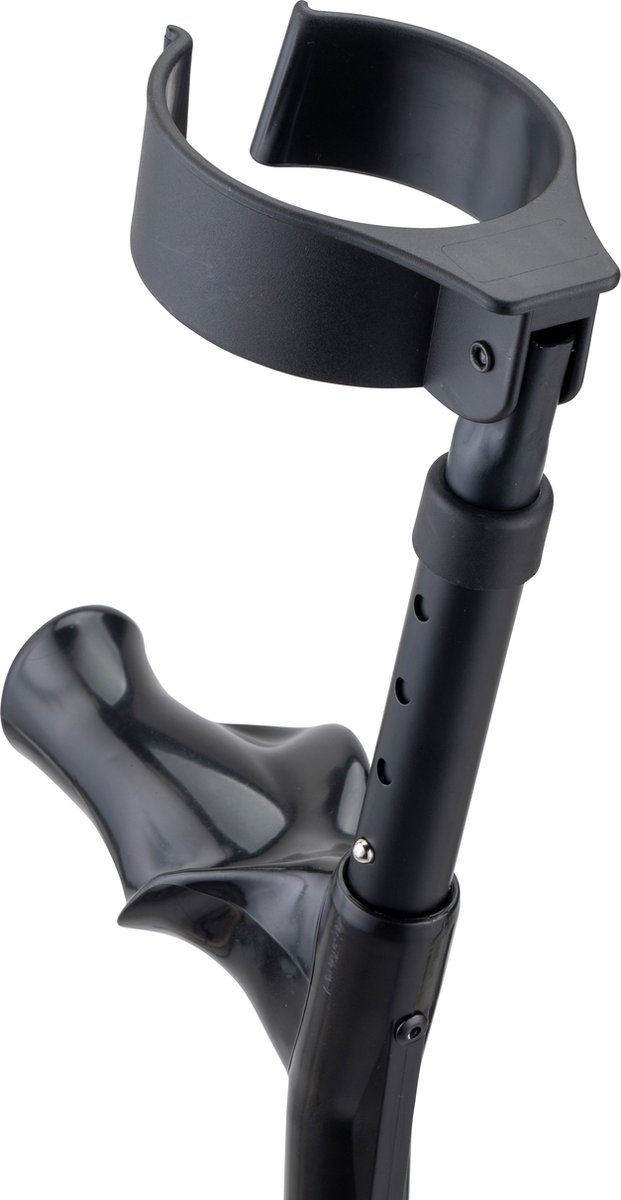 Elleboogkrukken ergonomisch Zwart. Maat M/L - Loopkrukken - krukken ...