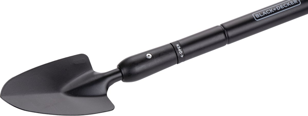 BLACK+DECKER Tuin Troffel - Puntige Kop - Telescopische Steel 77 - 105 ...