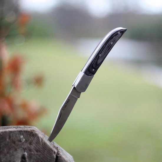 Cultra Zakmes - Vouwmes - Handgemaakt - RVS - Little Grey | bol.com