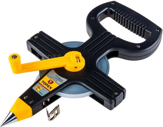 TOPEX landmeter 50 mtr staal 10mm band | bol