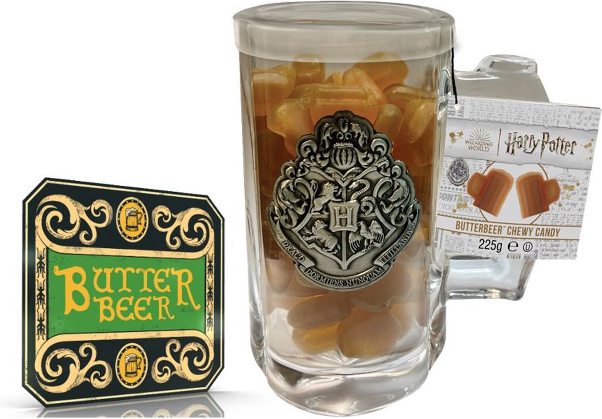 Harry Potter | Butterbeer Glazen Mok / Glass Mug 225g | Snoep | bol