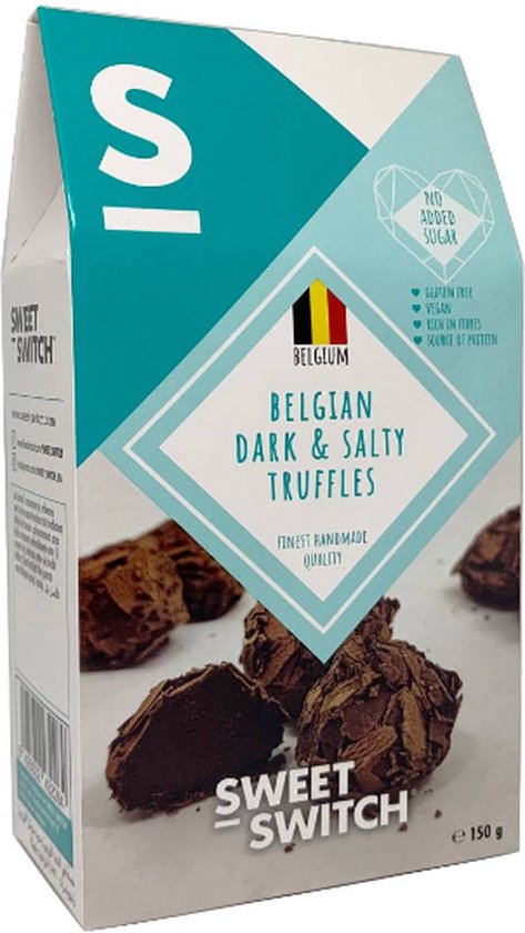 Sweet Switch | Belgian Dark & Salty Truffles | 1 x 150 gram | bol