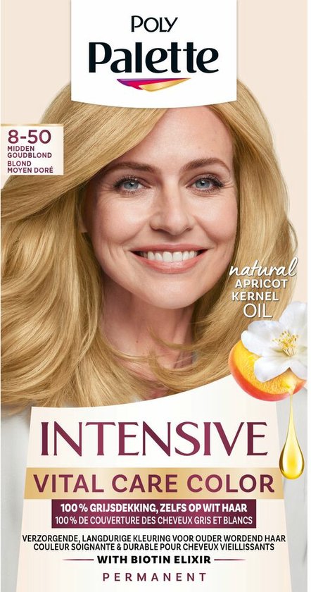 Poly Palette Vital Care 8-50 Midden Goudblond | bol.com