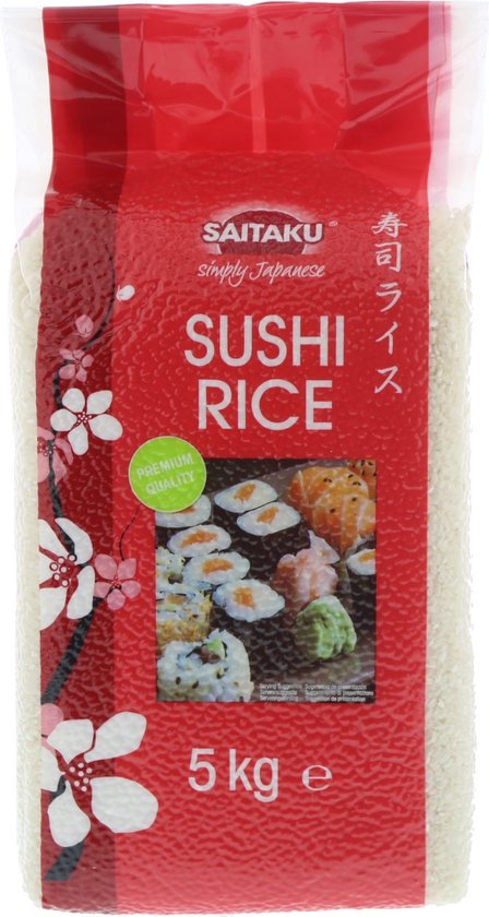Saitaku Sushi rijst - Zak 5 kilo | bol